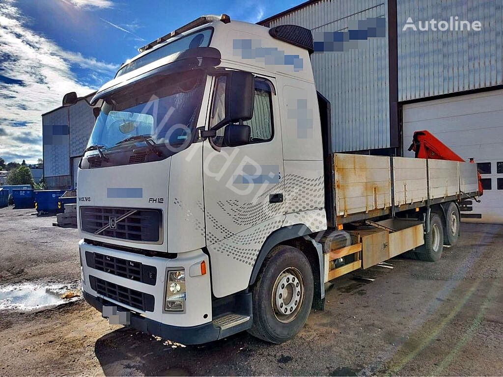 Volvo FH12 460 *6x2 *crane PALFINGER PK 9501 *RETARDER kamion s ravnom platformom