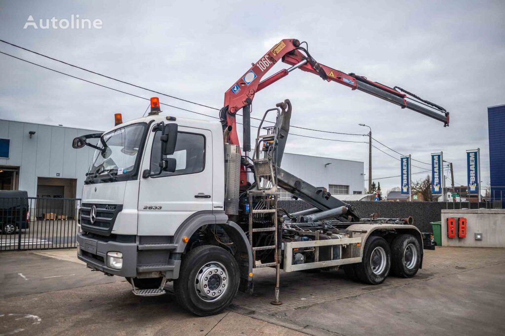 Mercedes-Benz AXOR 2633 K - HMF 1066 kamion rol kiper