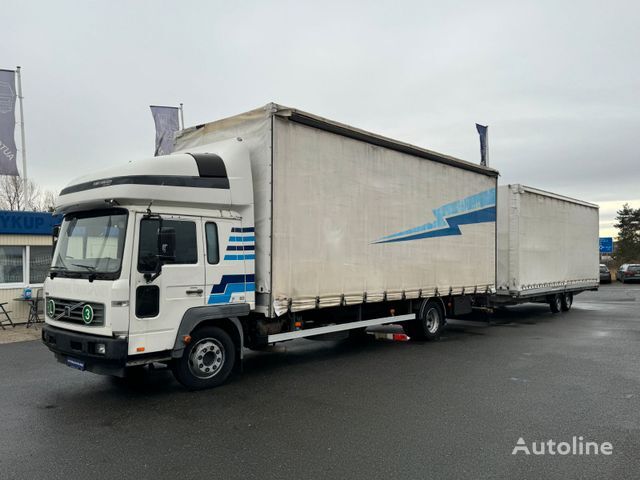 Volvo FL180 (5878) kamion sa klizna zavesa cerada + prikolica sa ceradom