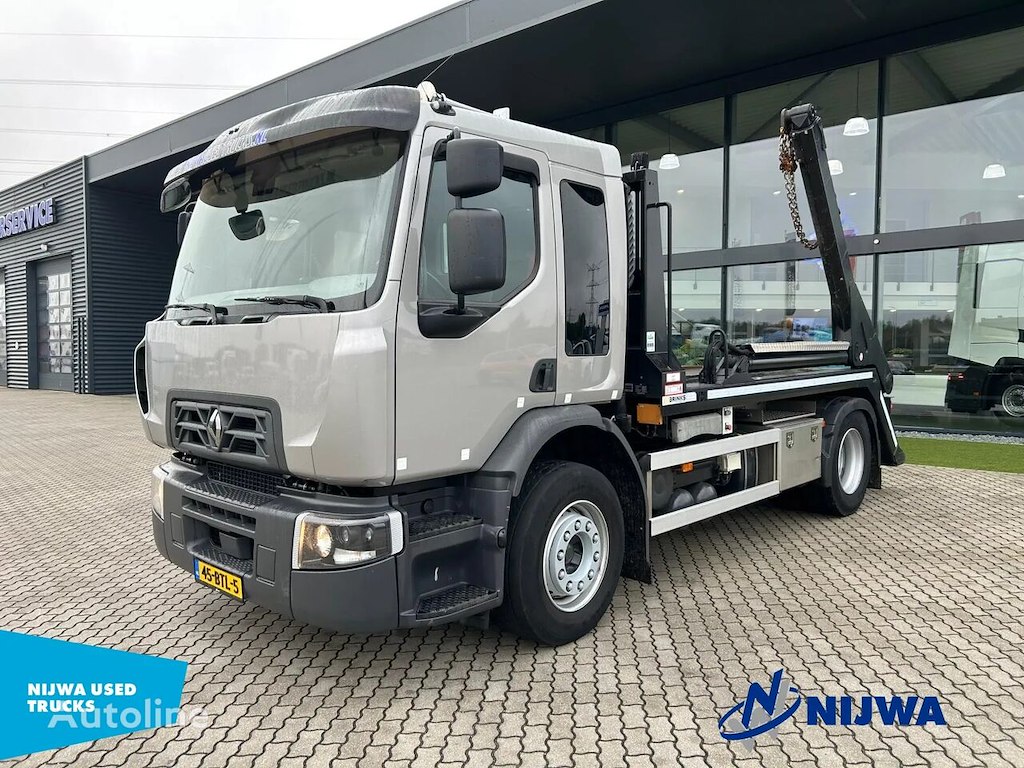 Renault D 430 4x2 VDL Portaalsysteem 14t + Afstandbediening kamion autopodizač kontejnera