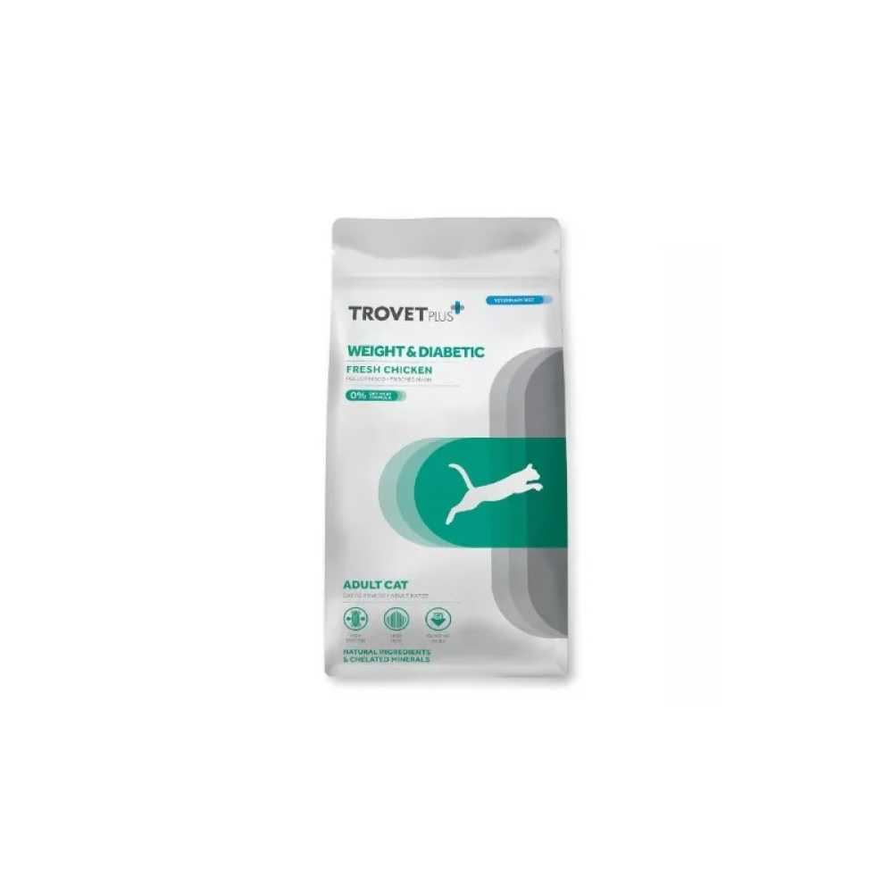 Trovet Plus Weight&Diabetic veterinarska dijeta za mačke 1.2kg