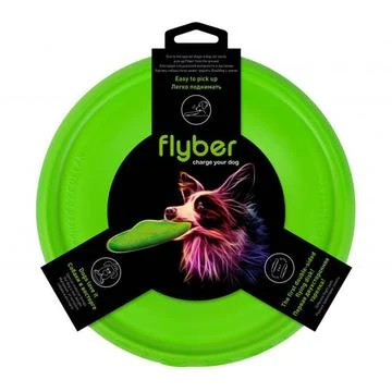 WAUDOG FLYBER DOUBLE-SIDED FLYING DISC - 22CM - LIGHT GREEN