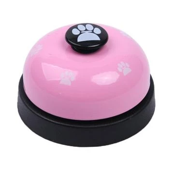 DINNER PET BELL / DOORBELL FOR DOG - PINK