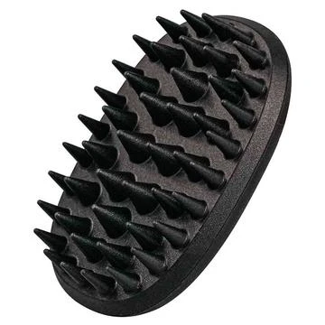 PAW IN HAND CANDY SILICONE MASSAGE BRUSH FOR DOGS/CATS - BLACK