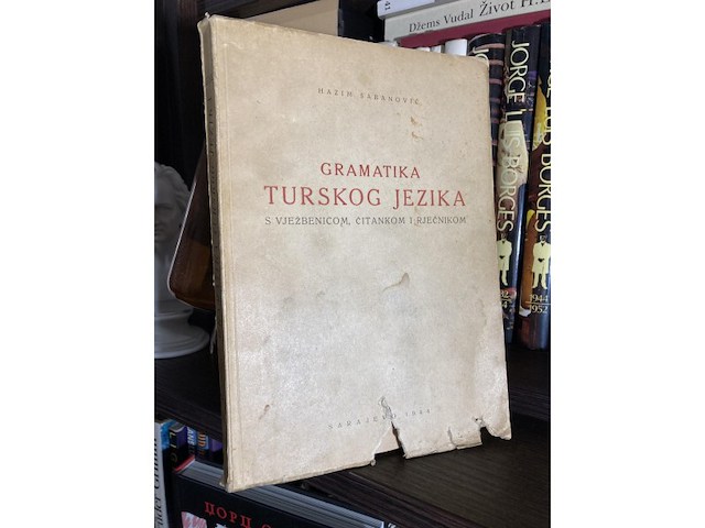 GRAMATIKA TURSKOG JEZIKA (1944) s vježbanicom, čitankom