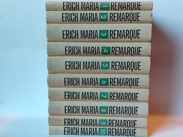 Erich Marija Remarque - REMARK Komplet od 10 knjiga