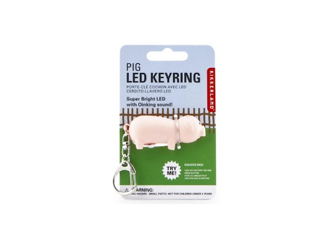 Piggy Led Key Chain