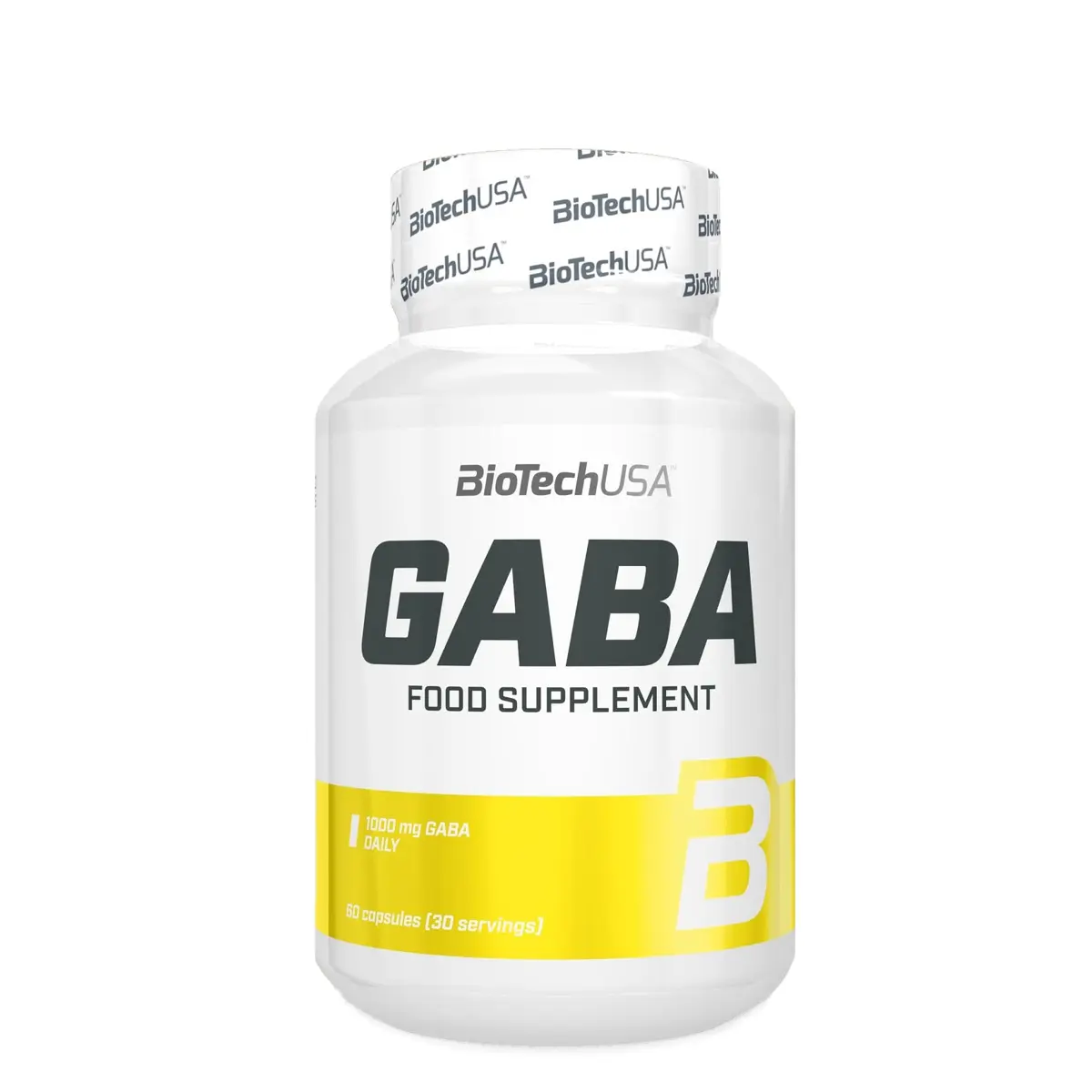 BIOTECHUSA GABA Dodatak ishrani sa gama-aminobuternom kiselinom, 60 kapsula