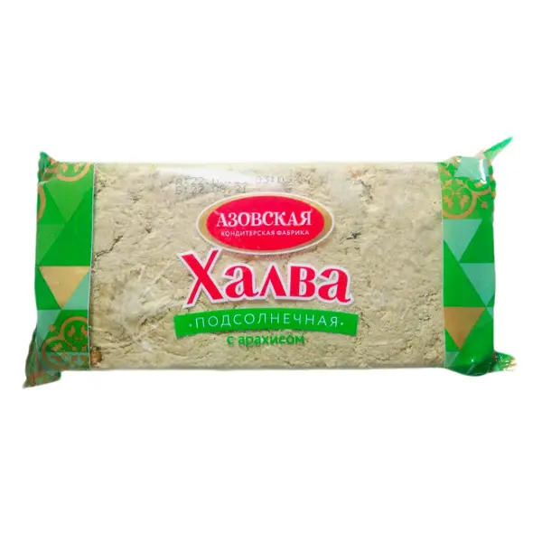 AZOVSKAR Halva, Na bazi suncokreta, Sa kikirikijem, 500g