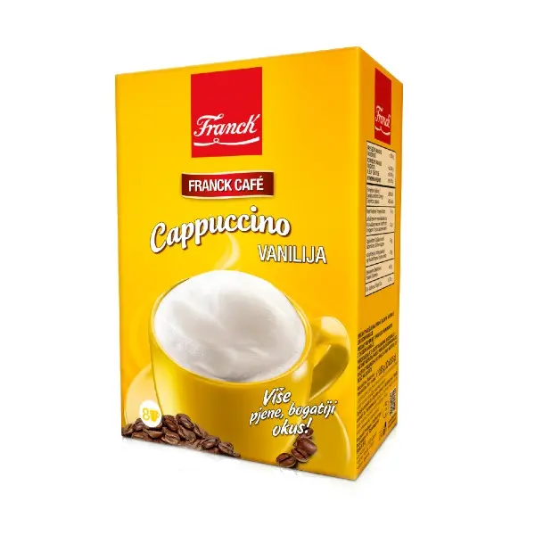 FRANCK Cappuccino Instant kafa Vanilija 148g, pakovanje od 8 kesica