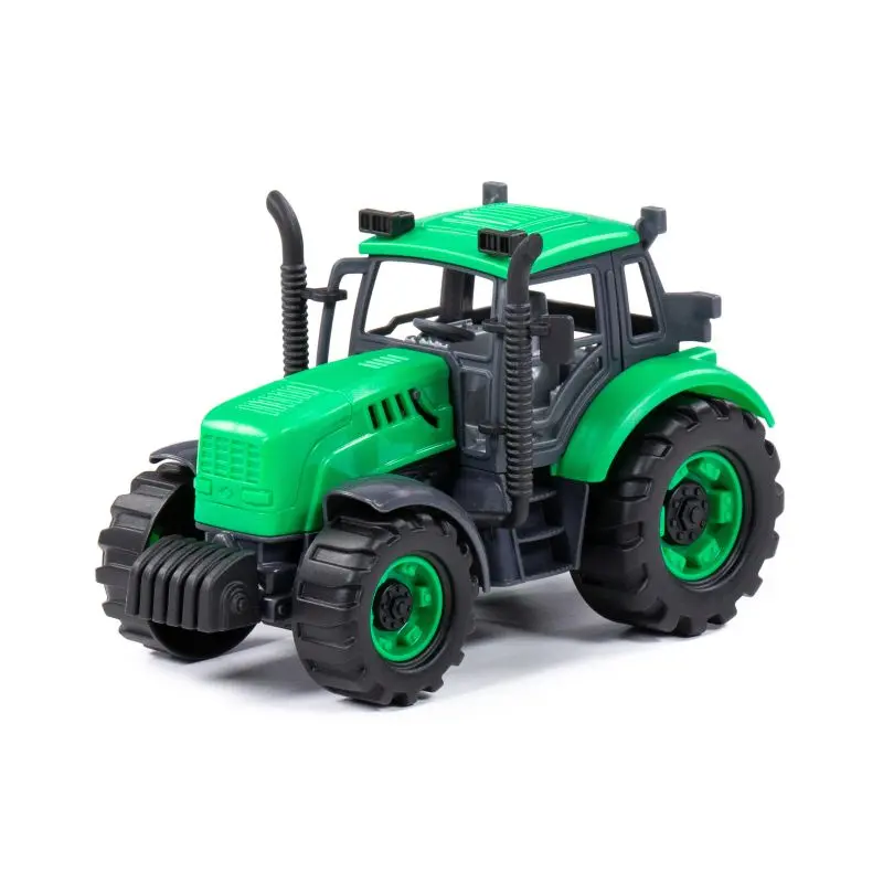 POLESIE Igračka Traktor Progress, Na frikciju, Zeleni