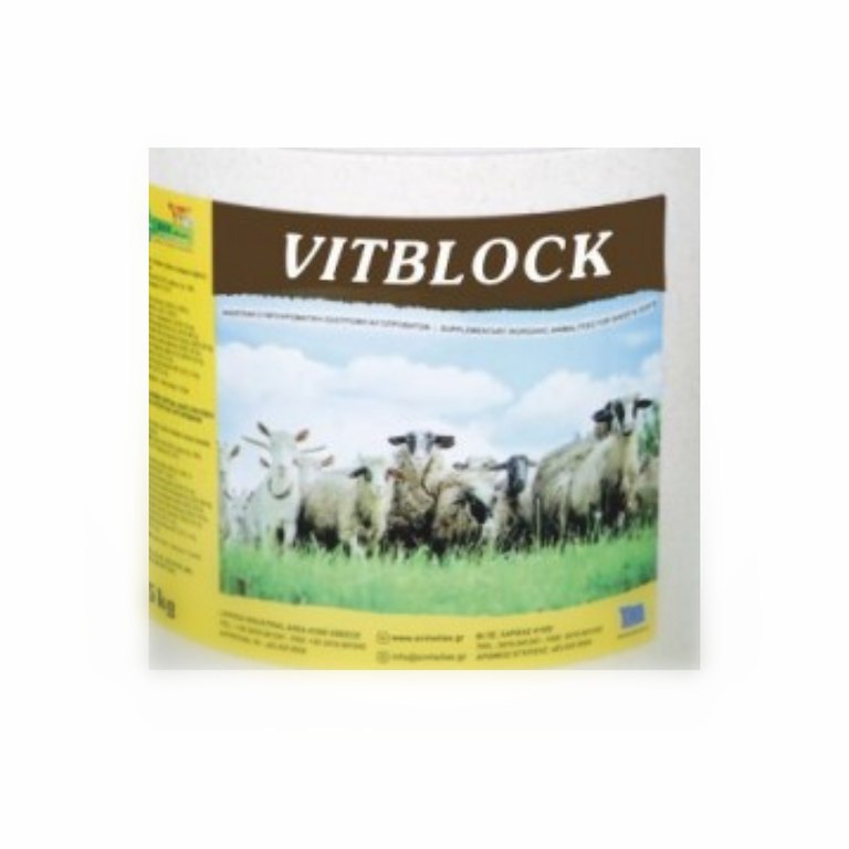 MINERALNI BLOK-LIZALICA VITBLOCK WHITE 10 kg ovce, koze, telad, krave,jagnjad, konji