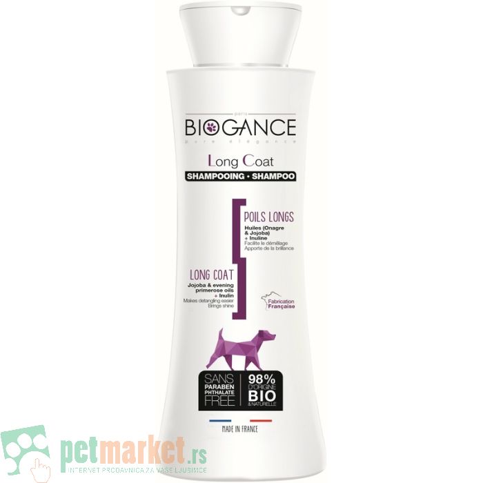 Biogance: Šampon za dugodlake pse Long Coat, 250 ml