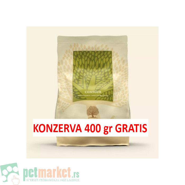 Essential: Hrana za odrasle gojazne male pse Contour Small Breed, 2.5 kg + Contour Pate GRATIS