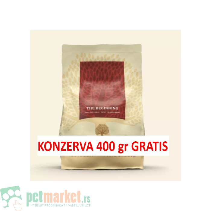 Essential: Hrana za štence malih rasa The Begining Small Breed, 2.5 kg + The Begining Pate GRATIS