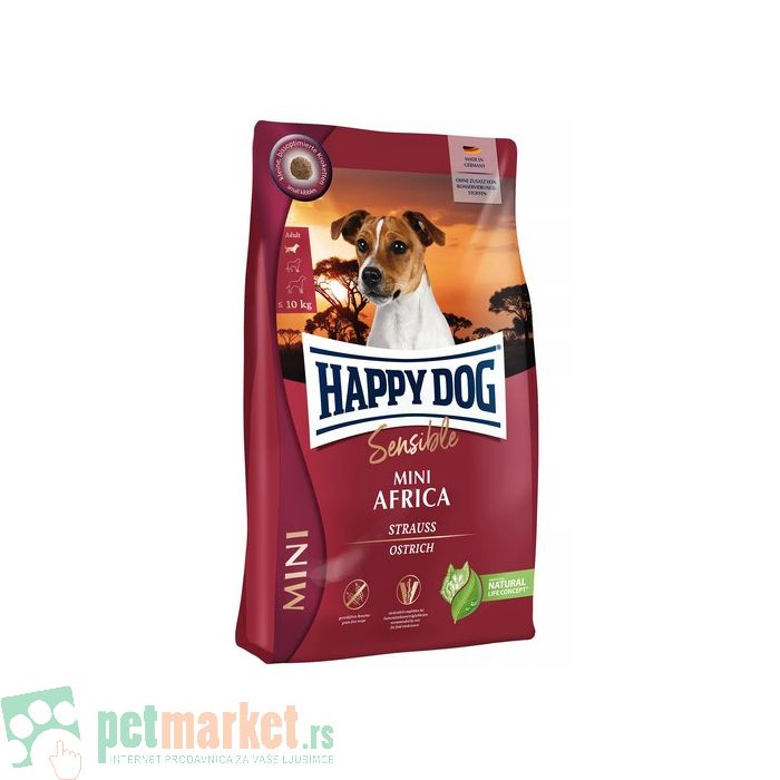 Happy Dog Sensible: Hrana za odrasle pse Mini Africa