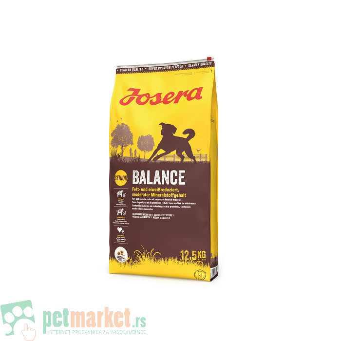 Josera: Hrana za manje aktivne pse Balance, 12.5 kg