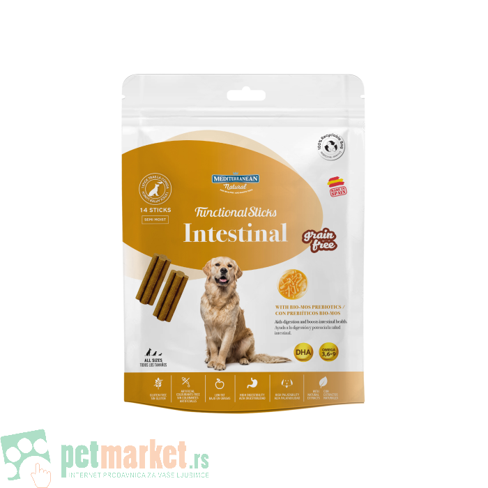 Mediterranean Natural: Poslastica za pomoć varenju Intestinal, 110 gr