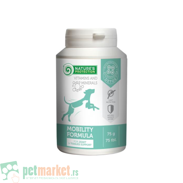 Nature's Protection: Preparat za očuvanje zglobova i tetiva Mobility Formula, 75 tabl