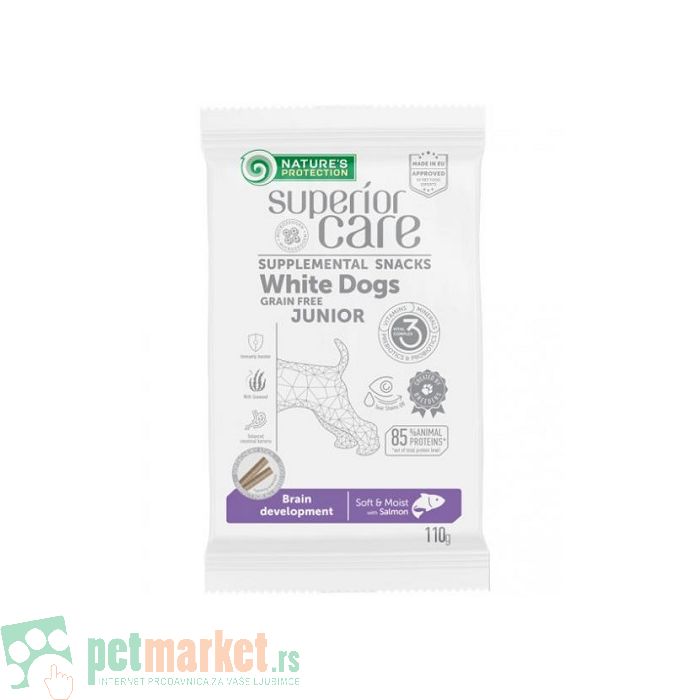 Nature’s Protection Superior Care: Poslastica za štence belih rasa Brain Development, 110 gr