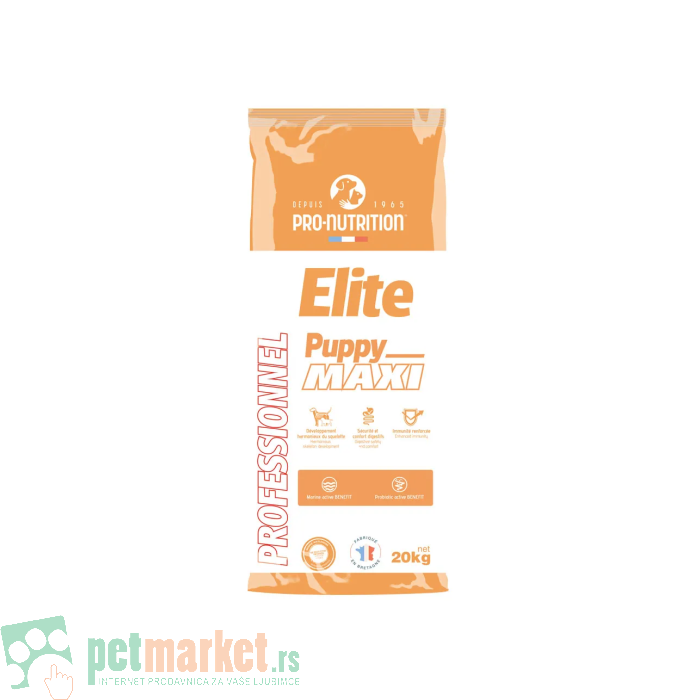 Pro Nutrition Elite: Hrana za štence Professional Puppy Maxi, 20 kg