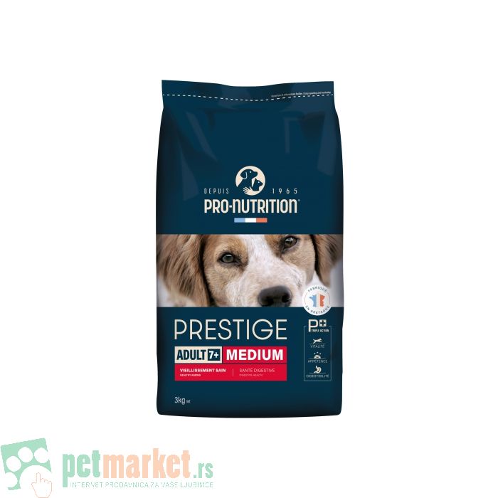 Pro Nutrition Prestige: Hrana za starije pse malih rasa Adult Medium 7+