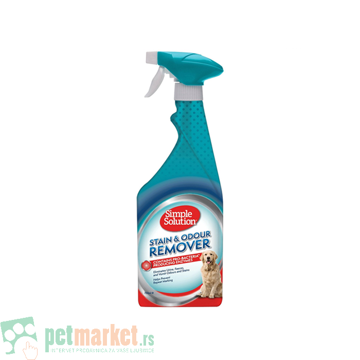 Simple Solution: Univerzalno sredstvo za čišćenje Stain+Odour Remover Dog, 750 ml