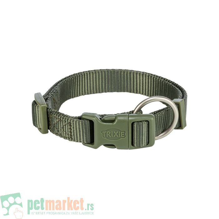 Trixe: Ogrlica za psa Premium Olive Green