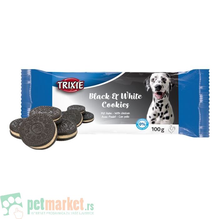 Trixie: Keks za pse Black & White Cookies, 100 gr