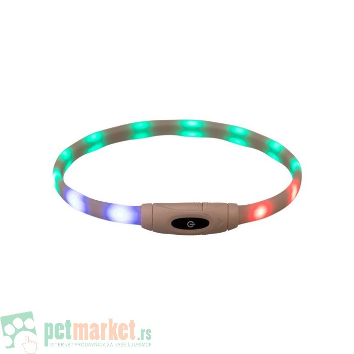 Trixie: Svetleća ogrlica za pse USB Flash Light Ring Multi Colour