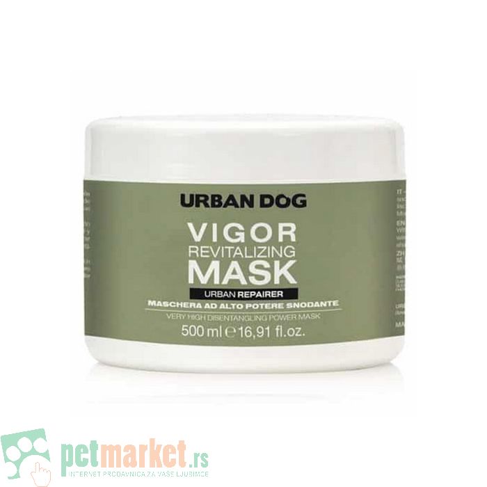 Urban Dog: Maska za pseću dlaku Vigor Revitalizing, 500 ml