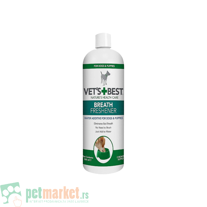 Vet's Best: Osveživač daha Breath Freshener, 500 ml