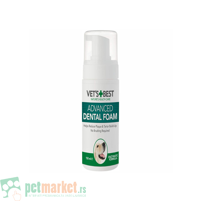Vet's Best: Pena za čišćenje zuba, 150 ml