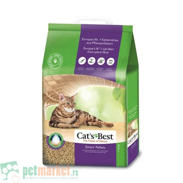 Cats’s Best: Ekološki posip za mačke Nature Gold Smart Pellet, 10l (5kg)