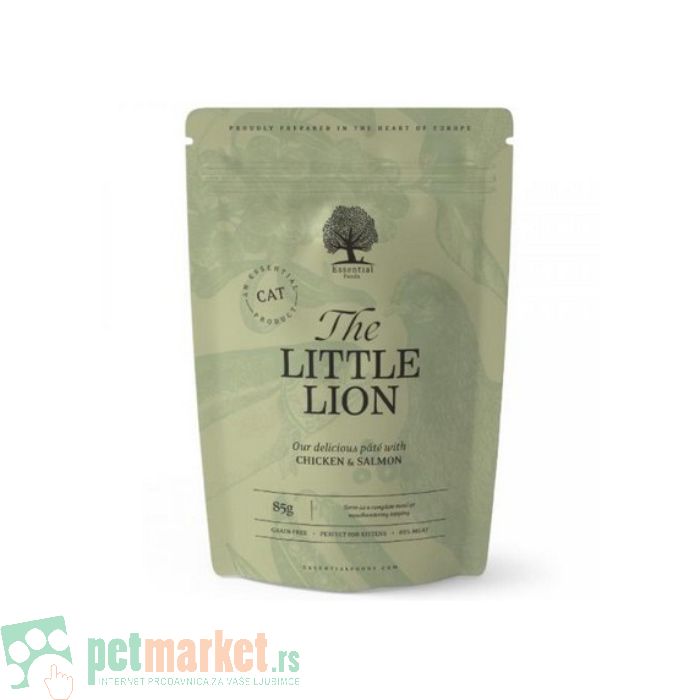 Essential: Vlažna hrana za mačiće The Little Lion Pouch, 85 gr