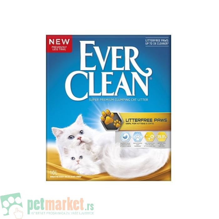 Ever Clean: Super Premium posip za dugodlake mačke LitterFree Paws