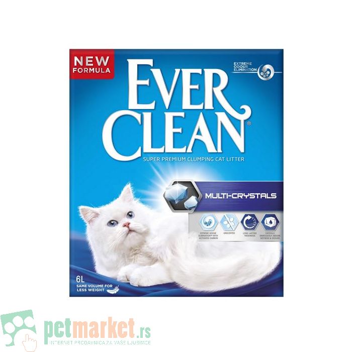 Ever Clean: Super Premium visoko upijajući posip Multi-Crystals Blend