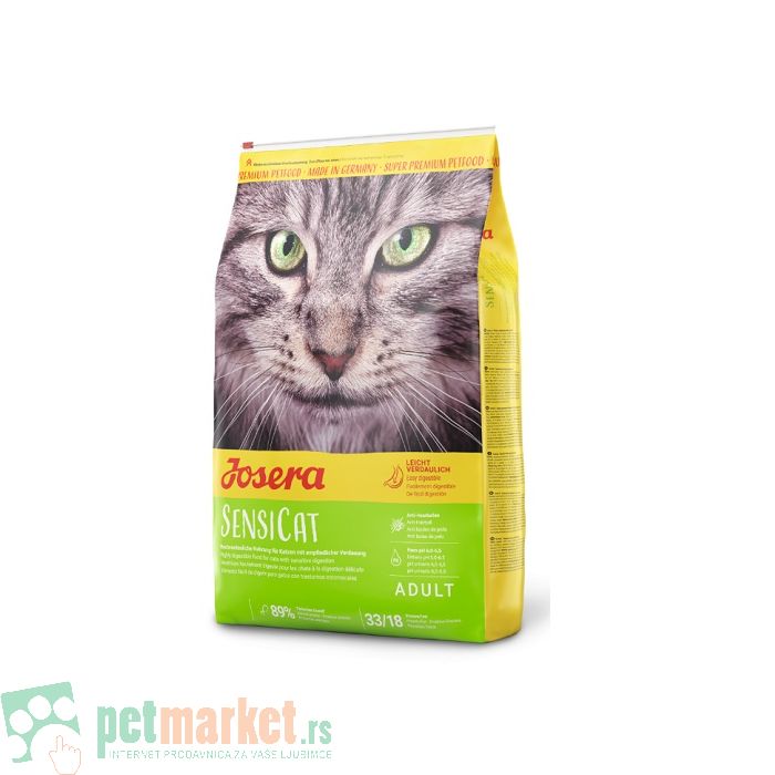 Josera: Hrana za osetljive mačke Sensi Cat, 10 kg