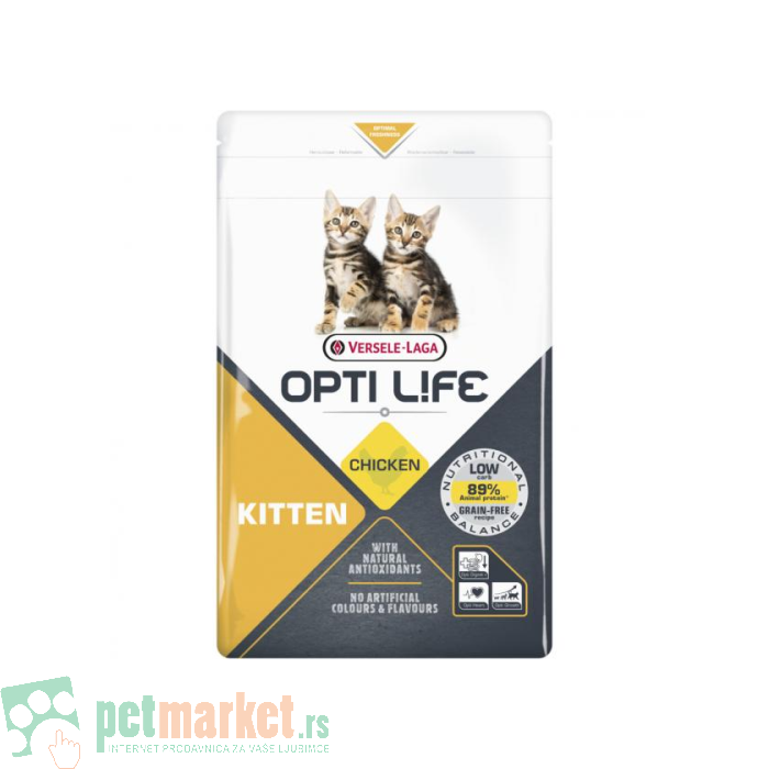 Opti Life: Hrana za mačiće i mlade mačke Kitten, 1 kg