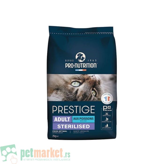 Pro Nutrition Prestige: Hrana za sterilisane mačke Sterilized, Riba