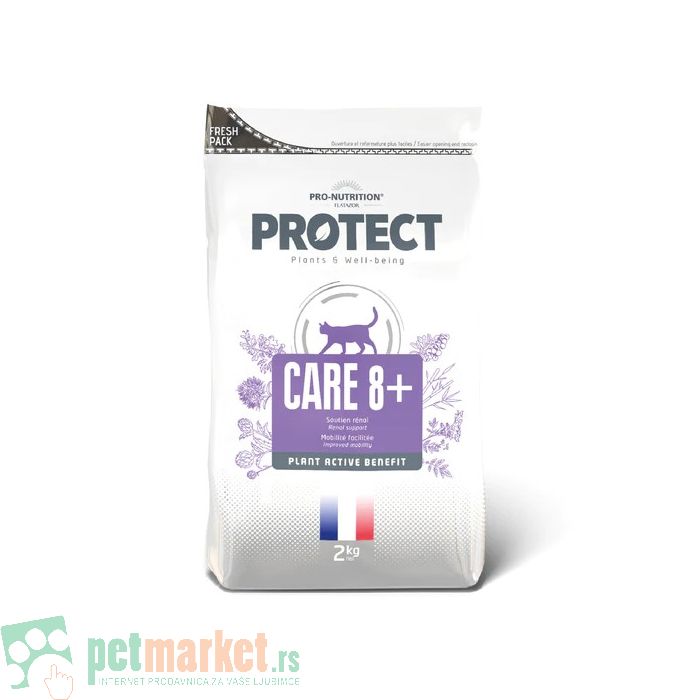 Pro Nutrition Protect: Veterinarska hrana za mačke Care 8+, 2 kg