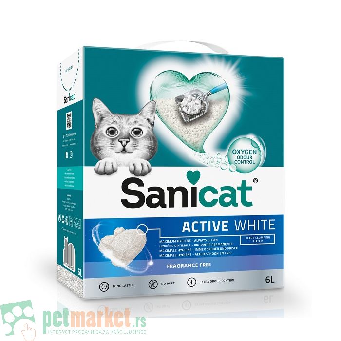 Sanicat: Grudvajući posip Active White