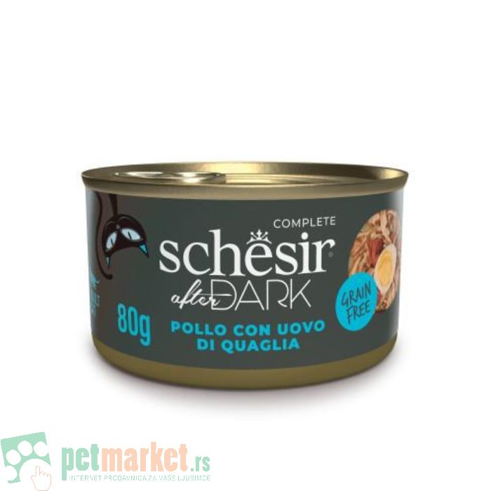 Schesir: Hrana za mačke u brodetu After Dark In Cooking Broth, 80 gr