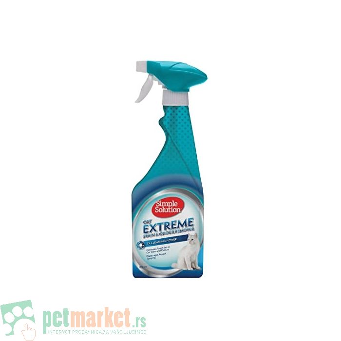 Simple Solution: Sredstvo za čišćenje Extreme Stain+Odour Remover Cat, 500 ml