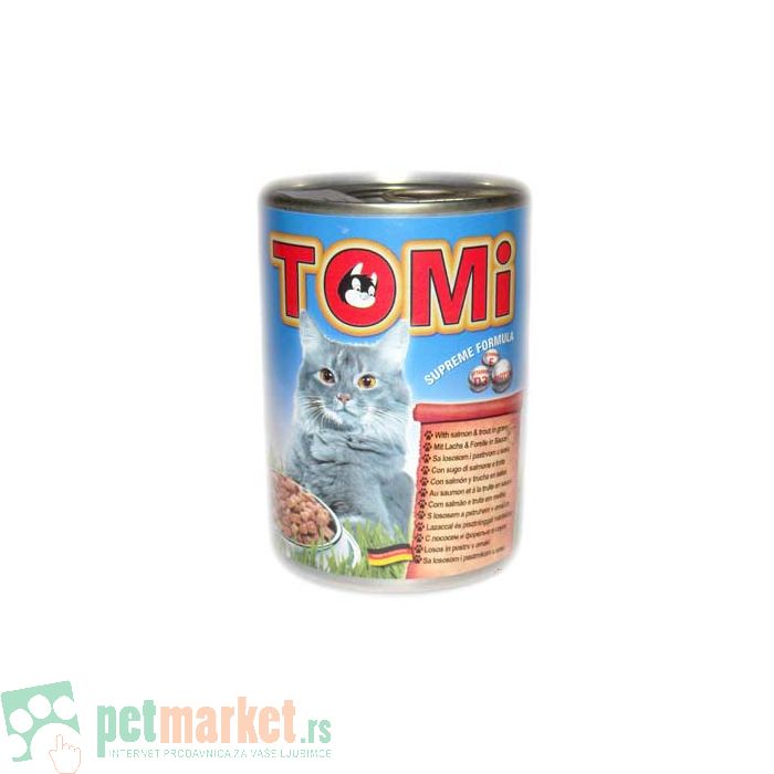 Tomi: Vlažna hrana za odrasle mačke Adult, 24x400 gr