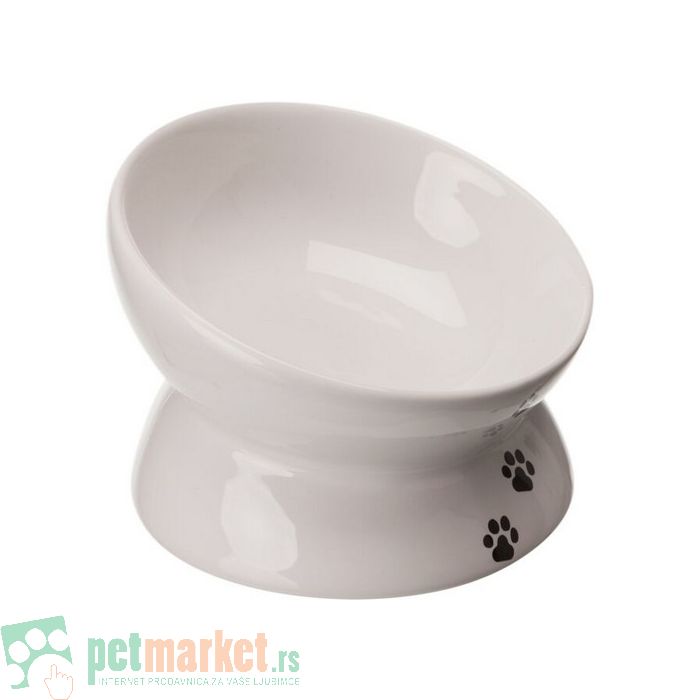 Trixie: Ergonomska posuda za mace Paws White