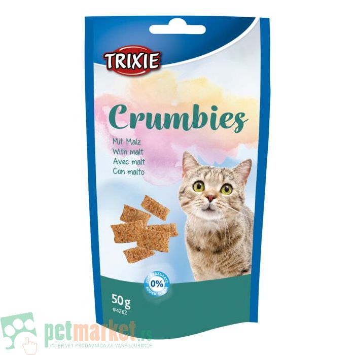 Trixie: Hrskava poslastica za mačke Crumbies, 50 g