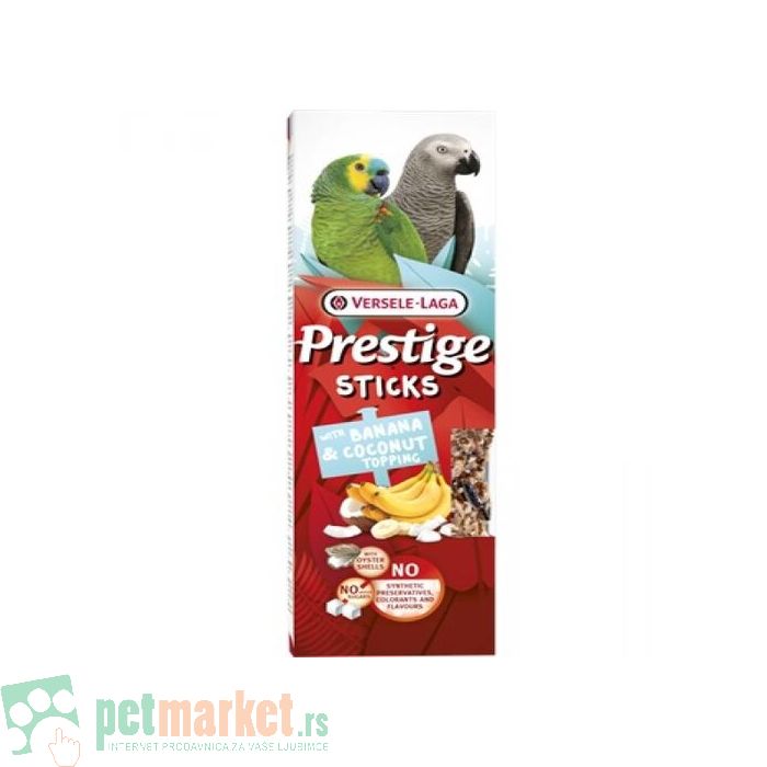 Prestige: Poslastica za velike papagaje Sticks, 2 kom