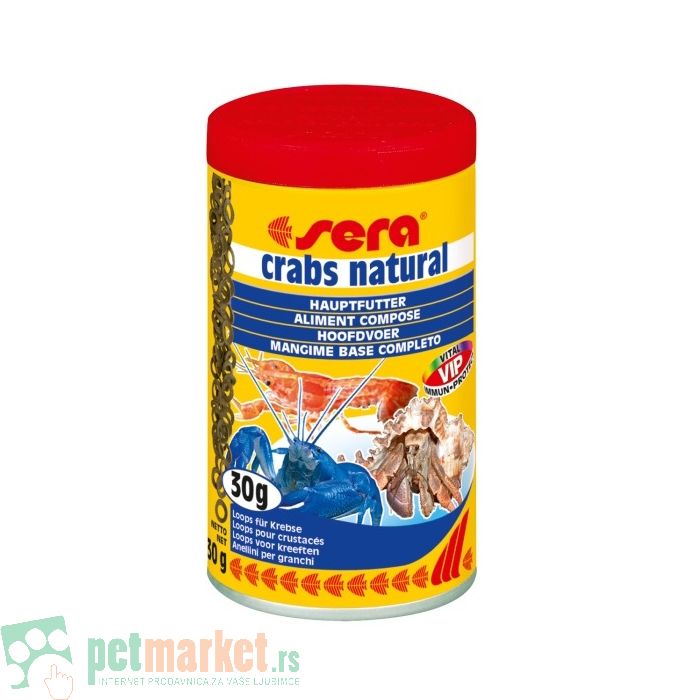Sera: Hrana za račiće Crabs Natural, 100 ml