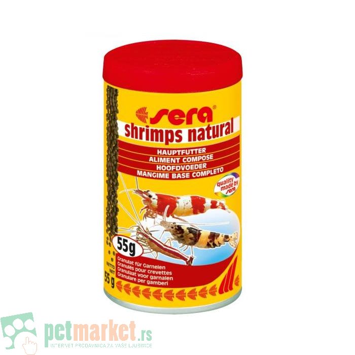 Sera: Hrana za račiće Shrimps Natural, 100 ml